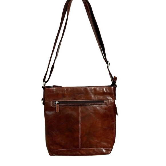 Jack Georges | Bags | Jack Georges Brown Voyager Crossbody Bag Buffalo ...